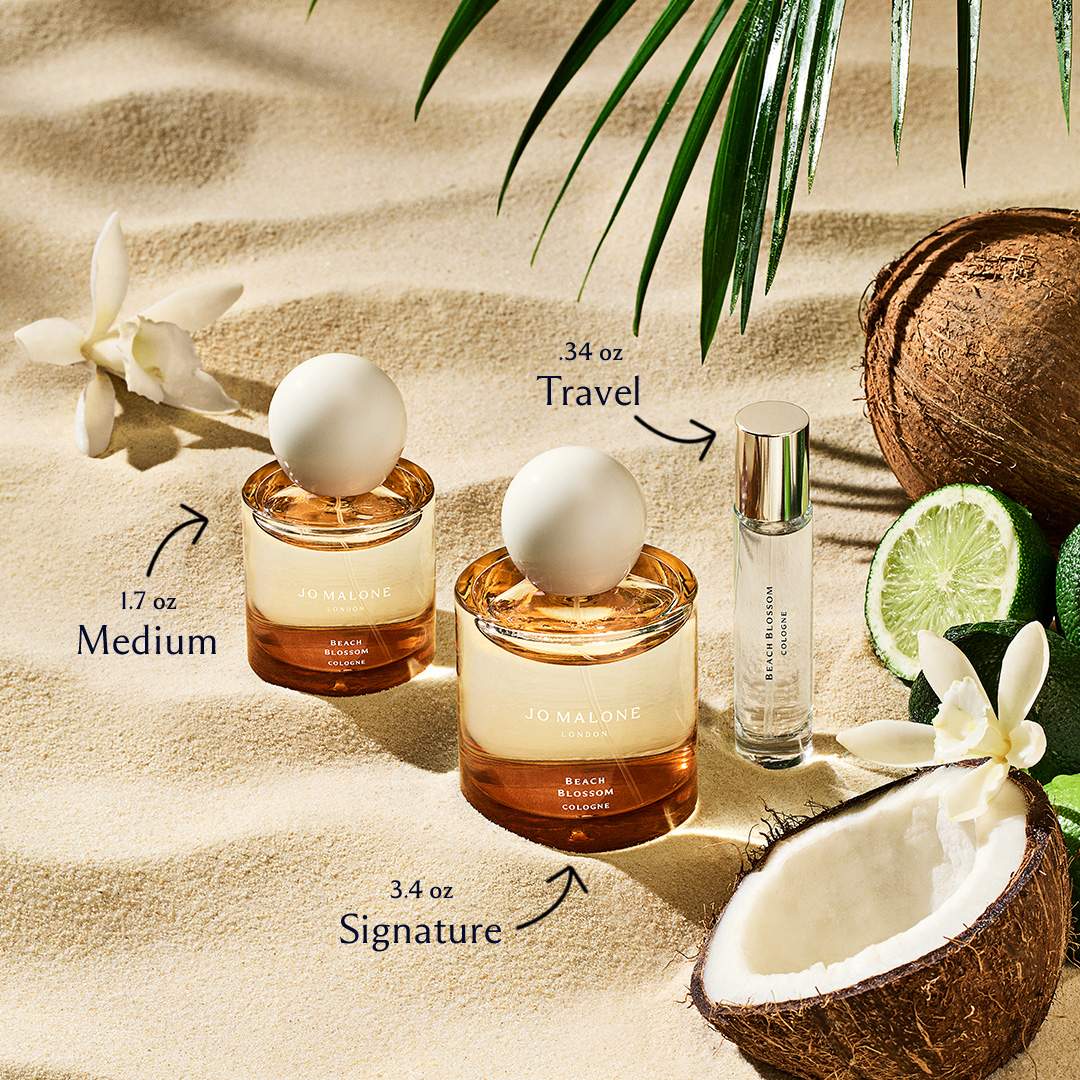 Beach Blossom Cologne With Coconut Water And Vanilla Travel Spray ...