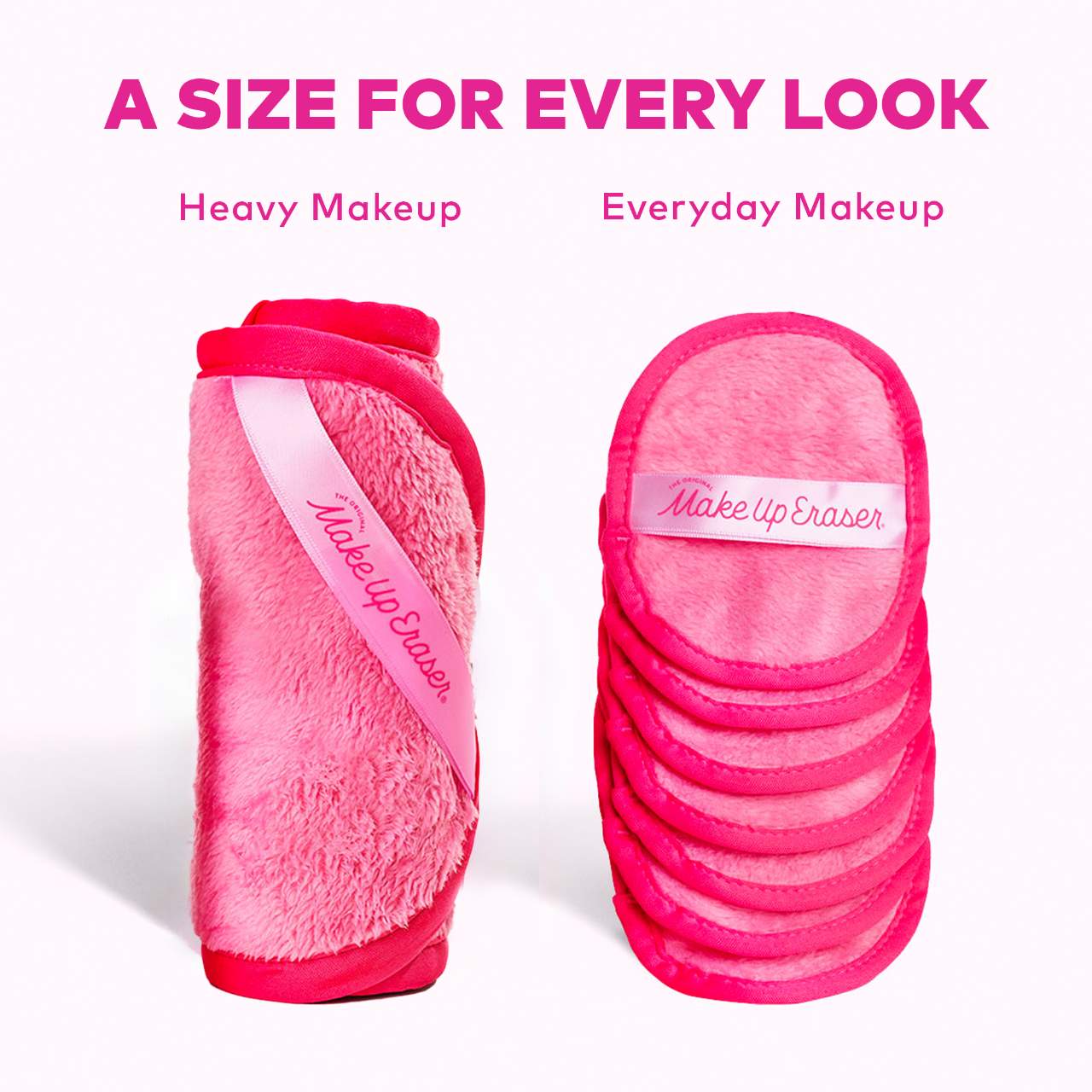 Mini Makeup Eraser® Pro Pink Reusable Makeup Remover | SHOP BAZAAR
