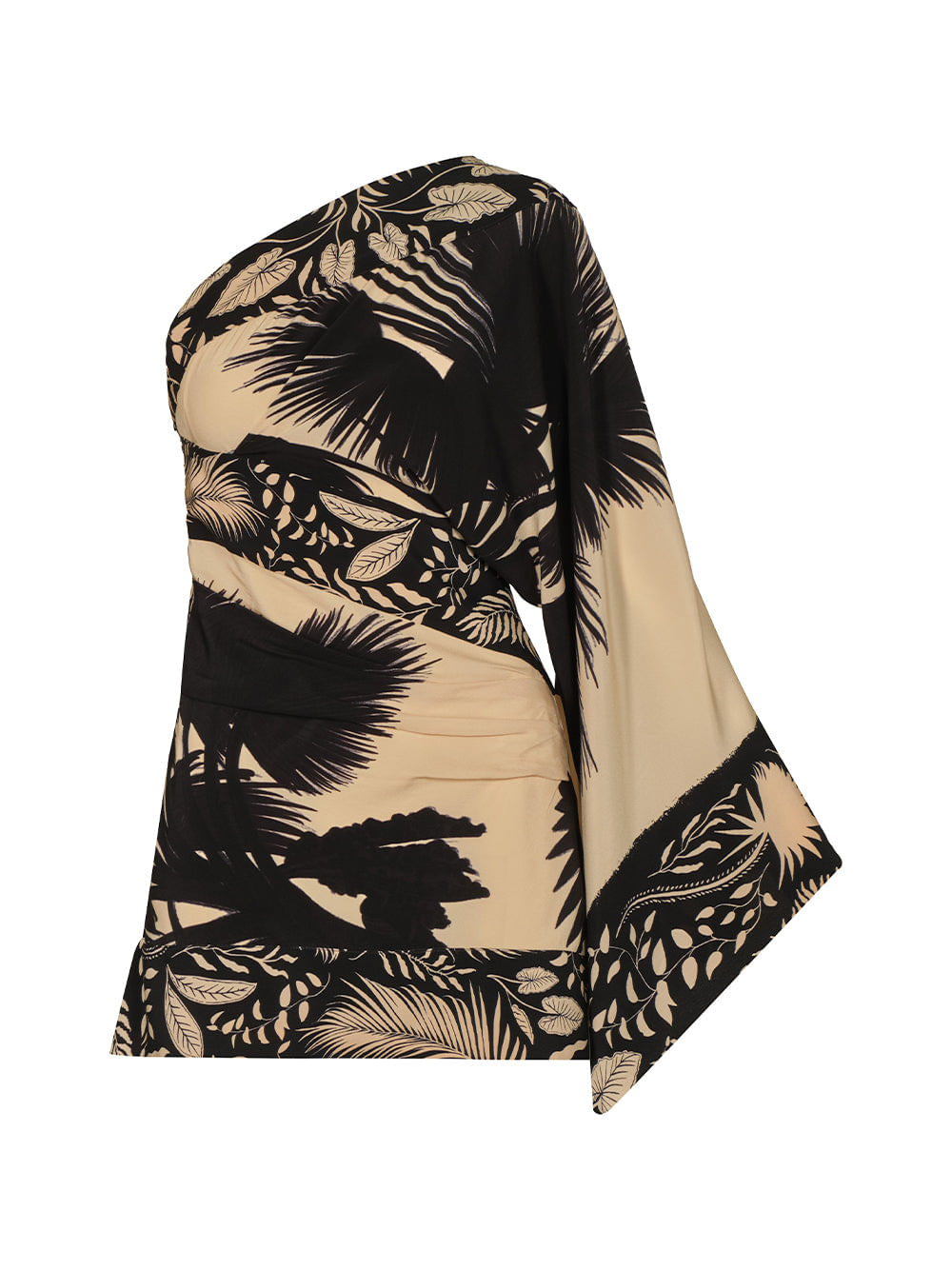 Forest One-Shoulder Mini Dress | SHOP BAZAAR