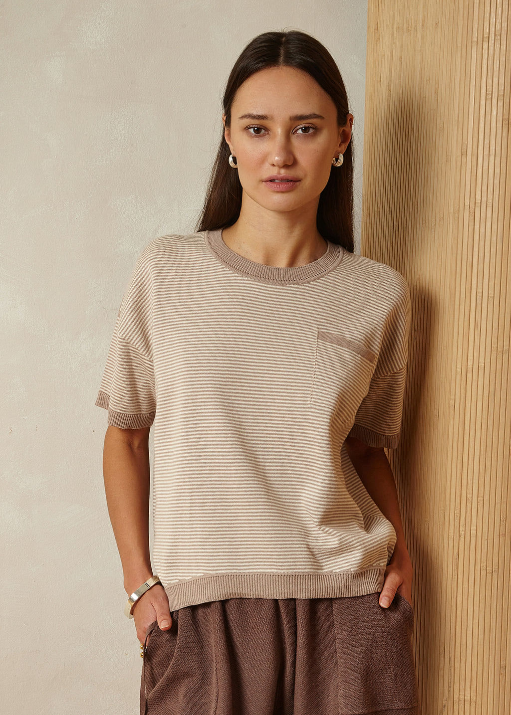 Modern Striped Tee | SHOP BAZAAR