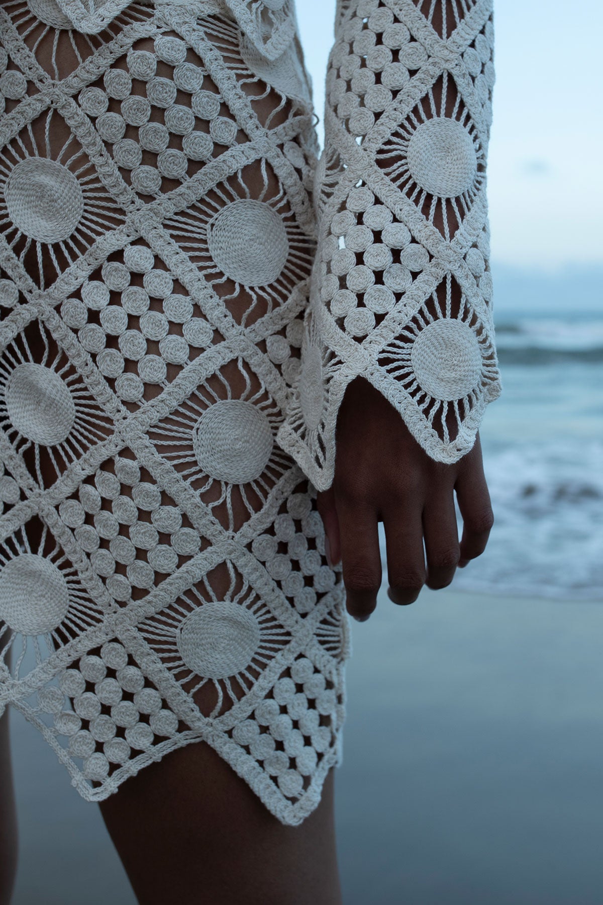 Sun Mini Skirt in Sol Mesh | SHOP BAZAAR