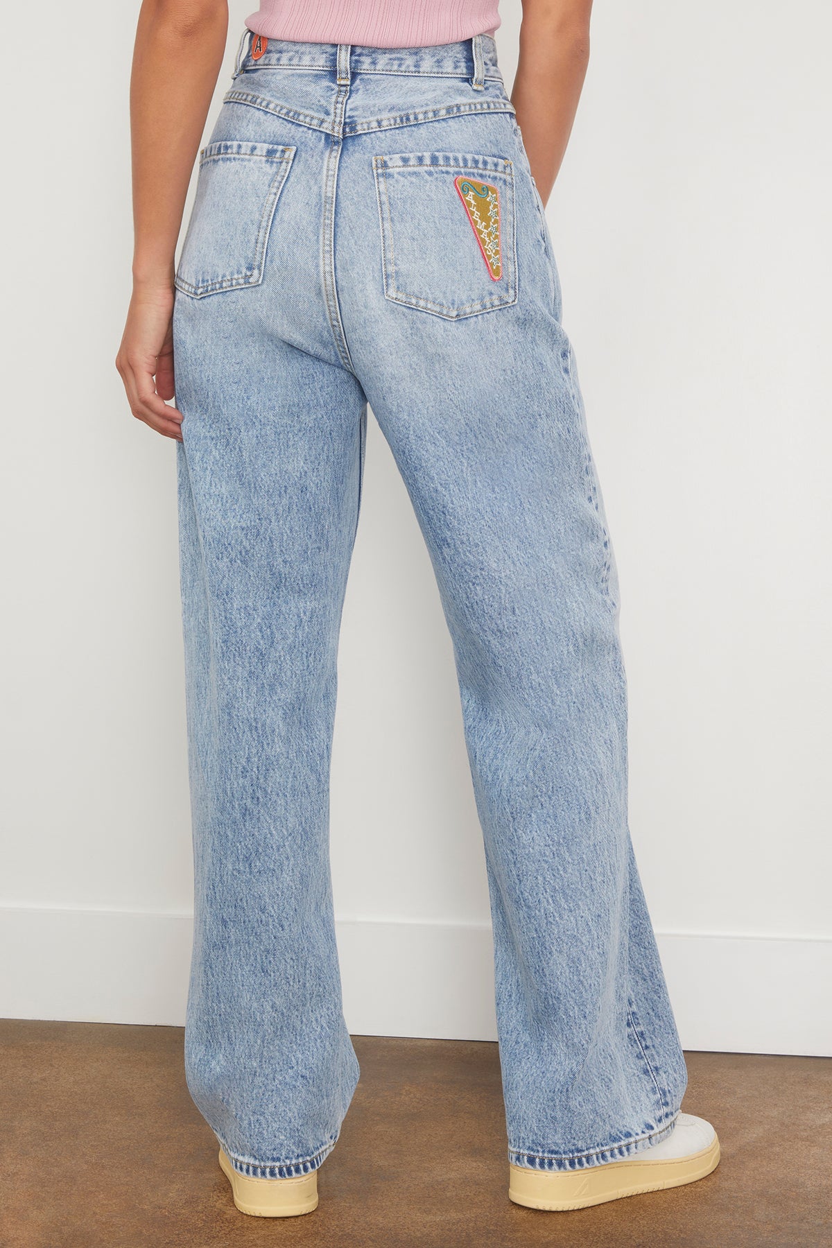 Jackpot Straight Leg Jeans in Denim Blue | SHOP BAZAAR