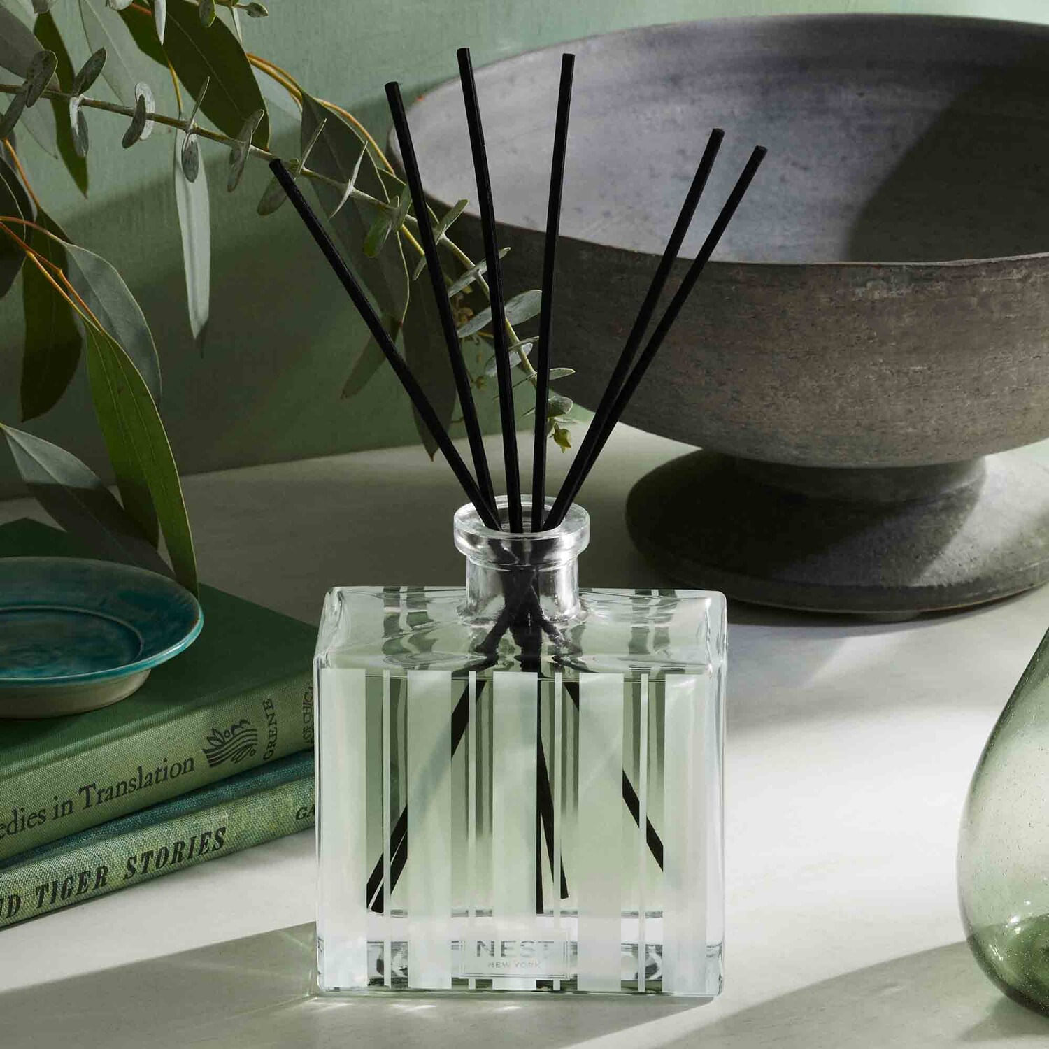 Wild Mint & Eucalyptus Reed Diffuser | SHOP BAZAAR