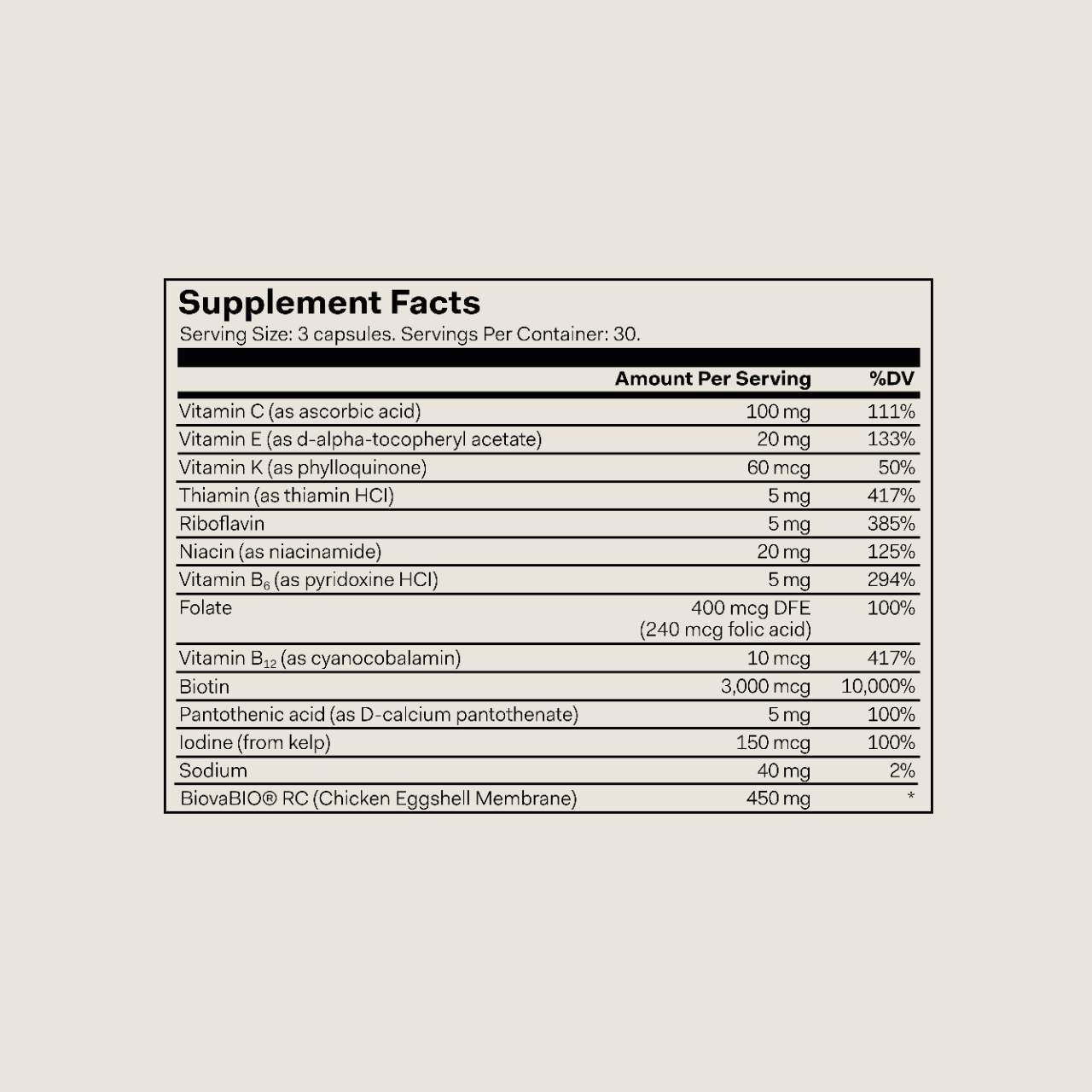 Growth Phase Hair Supplement | SHOP BAZAAR