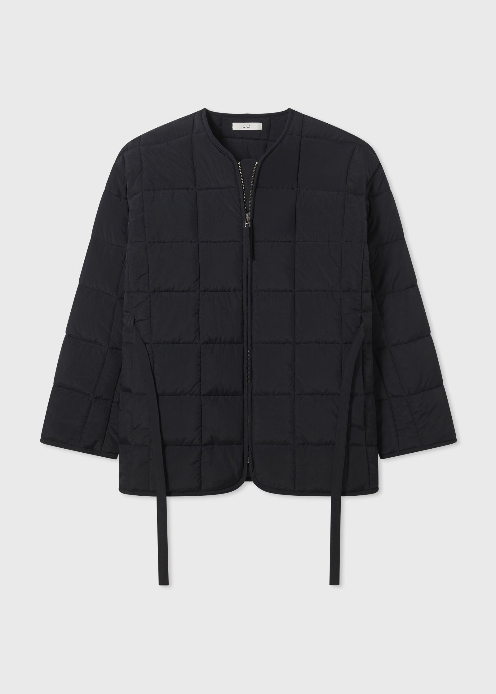 Quilted Puffer Jacket - Black | SHOP BAZAAR