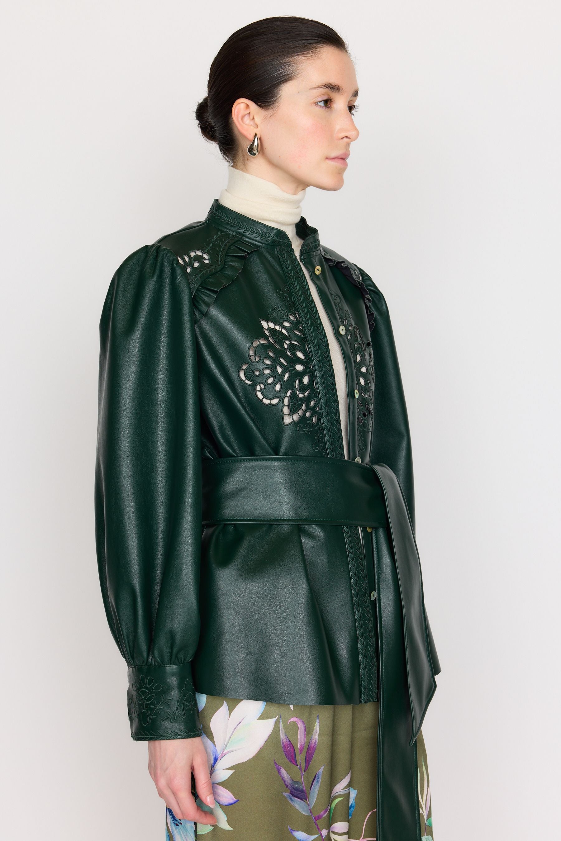 Irina Jacket - Forest | SHOP BAZAAR