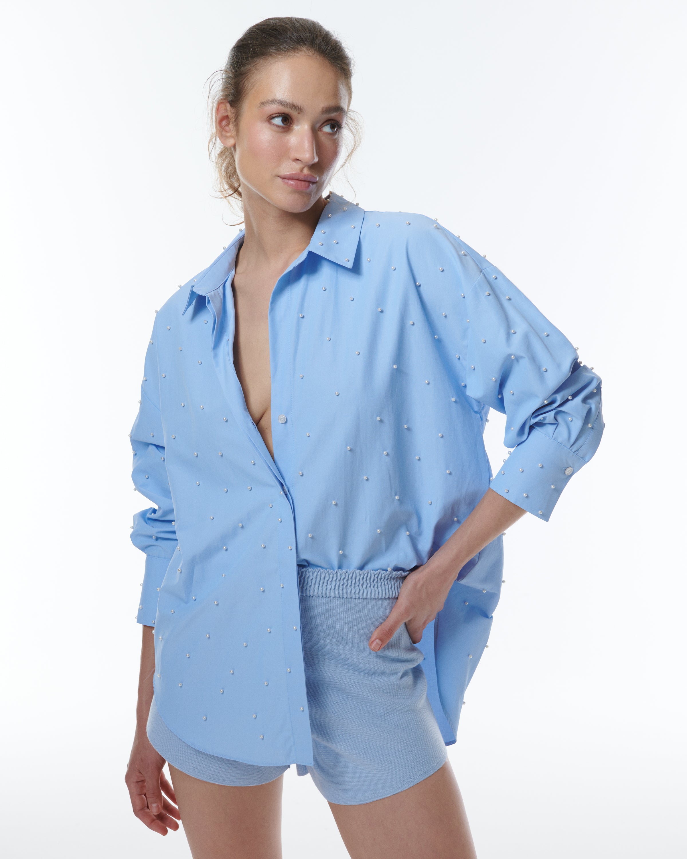 Echo Pearly Shirt | SHOP BAZAAR