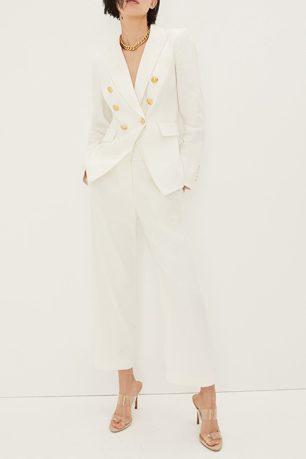 Aubrie Pant - White | SHOP BAZAAR