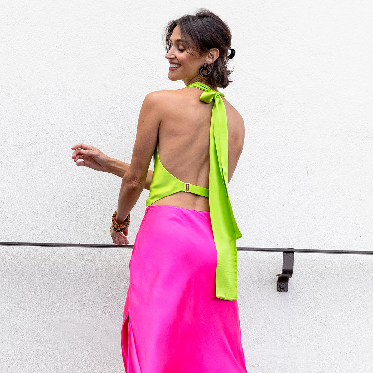 Lime Scarf Top | SHOP BAZAAR