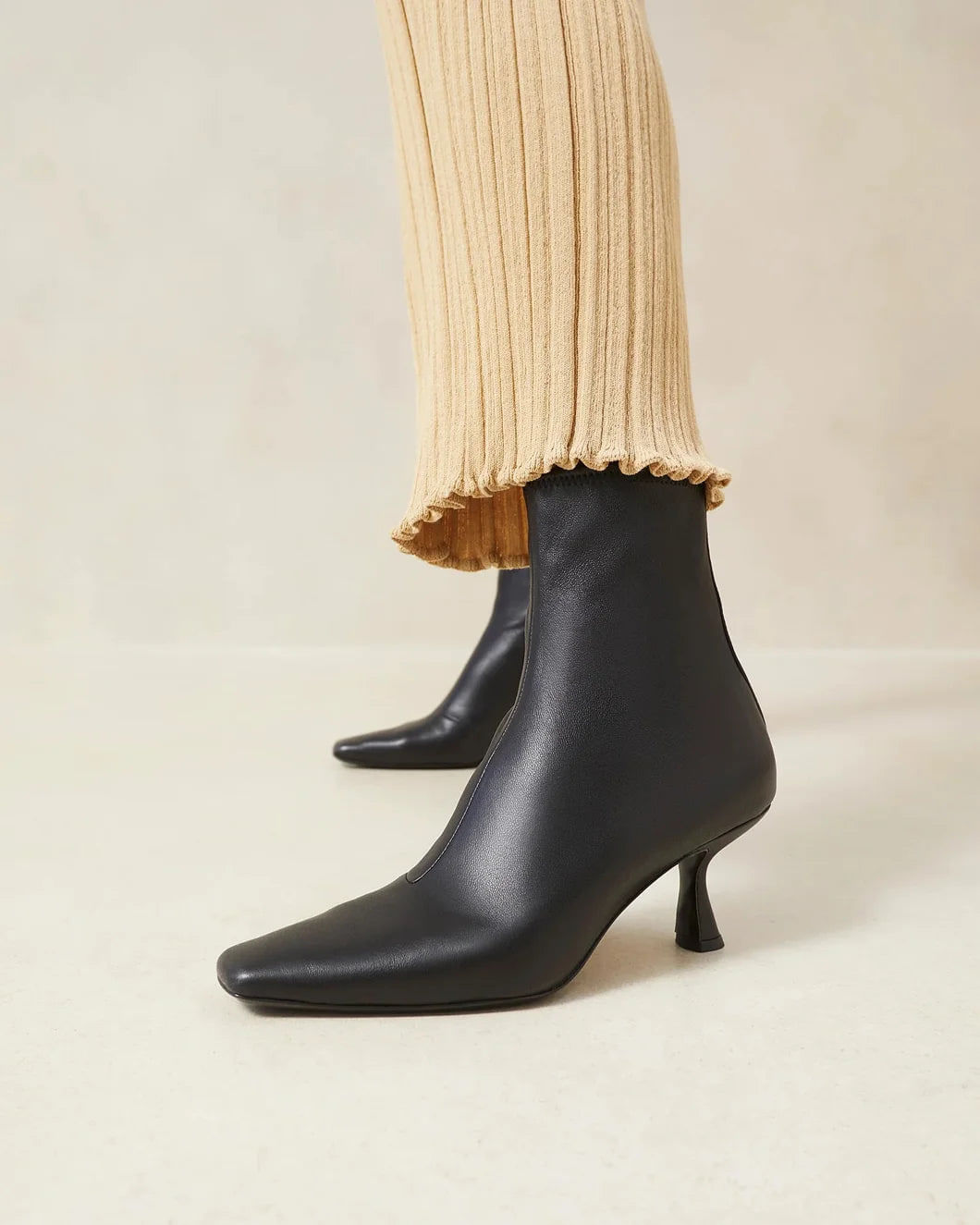 Thandy Curved Heel Boot | SHOP BAZAAR