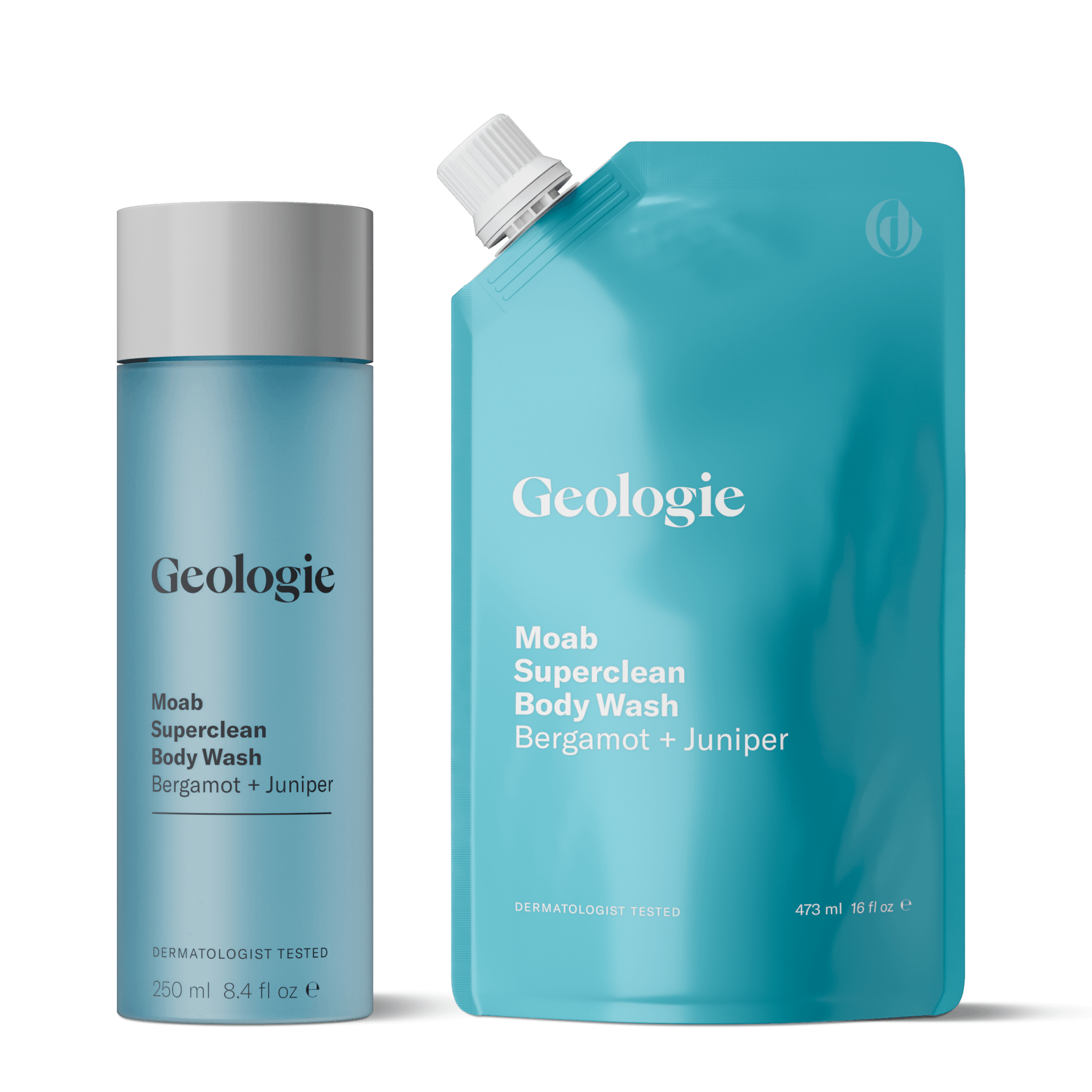 Moab - Superclean Body Wash - Bottle + Refill Pouch | SHOP BAZAAR