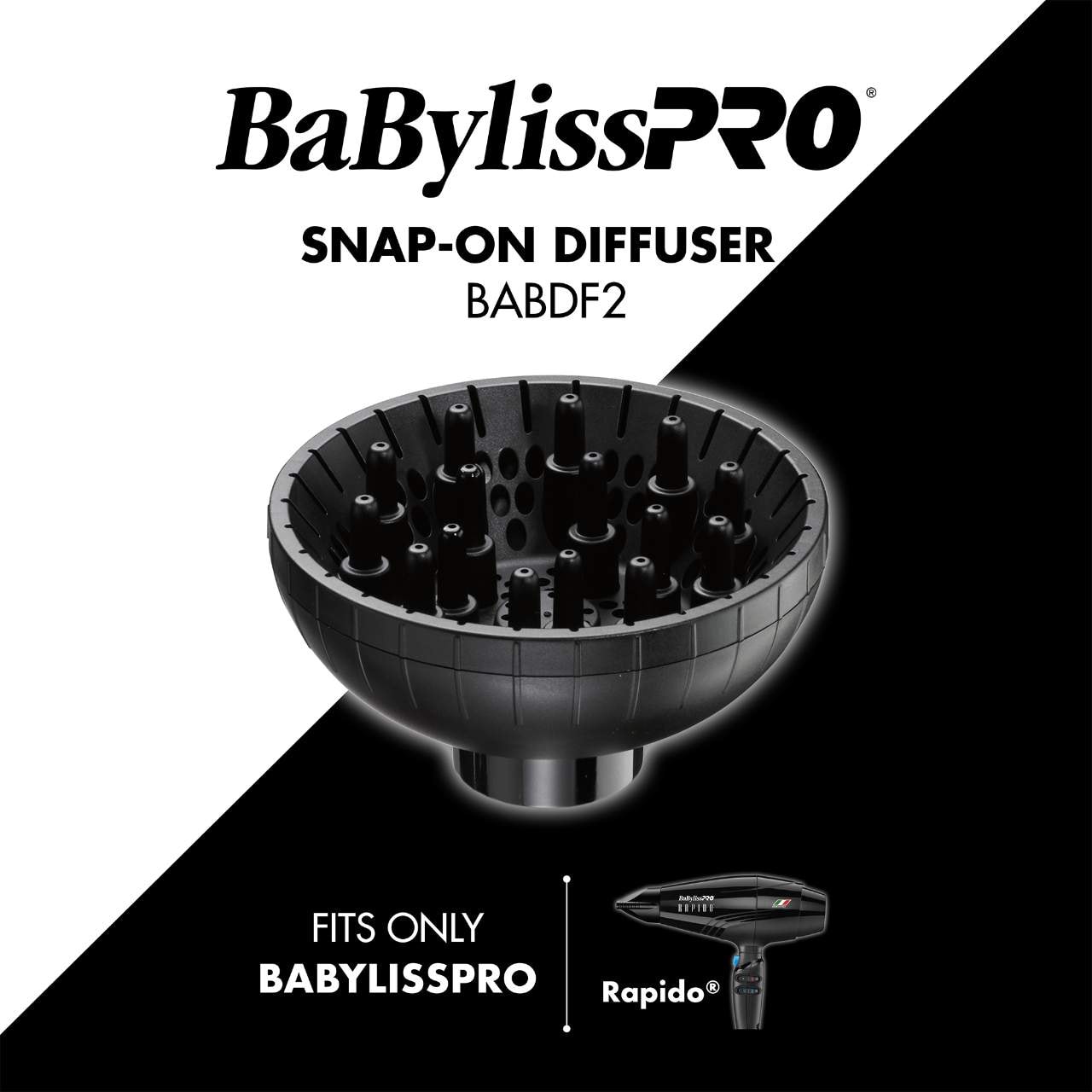 Snap-on Hair Diffuser For Rapido | SHOP BAZAAR