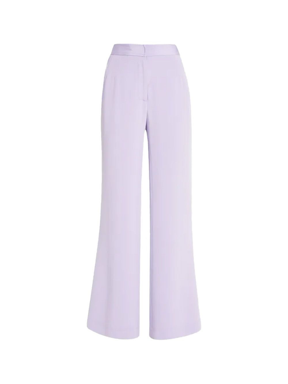 Powdered Violet Wide Leg Pants | SHOP BAZAAR