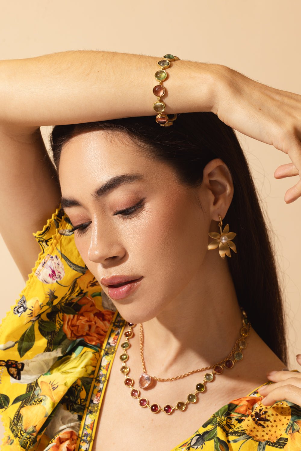 Large Classic Mixed Tourmaline Bracelet | SHOP BAZAAR