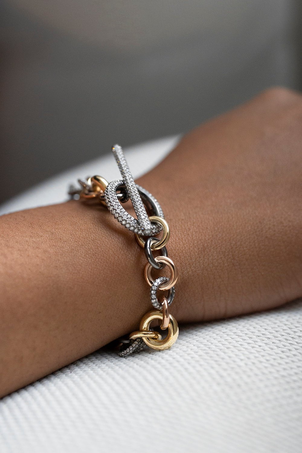 Atlantis Mx Pave Toggle Chain Bracelet | SHOP BAZAAR