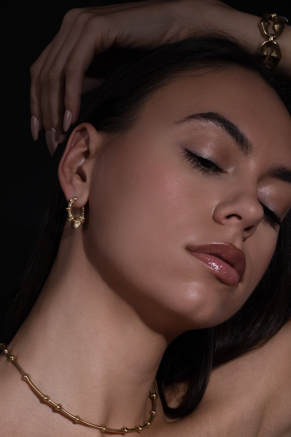 Chrona Mini Hoop Earrings | SHOP BAZAAR