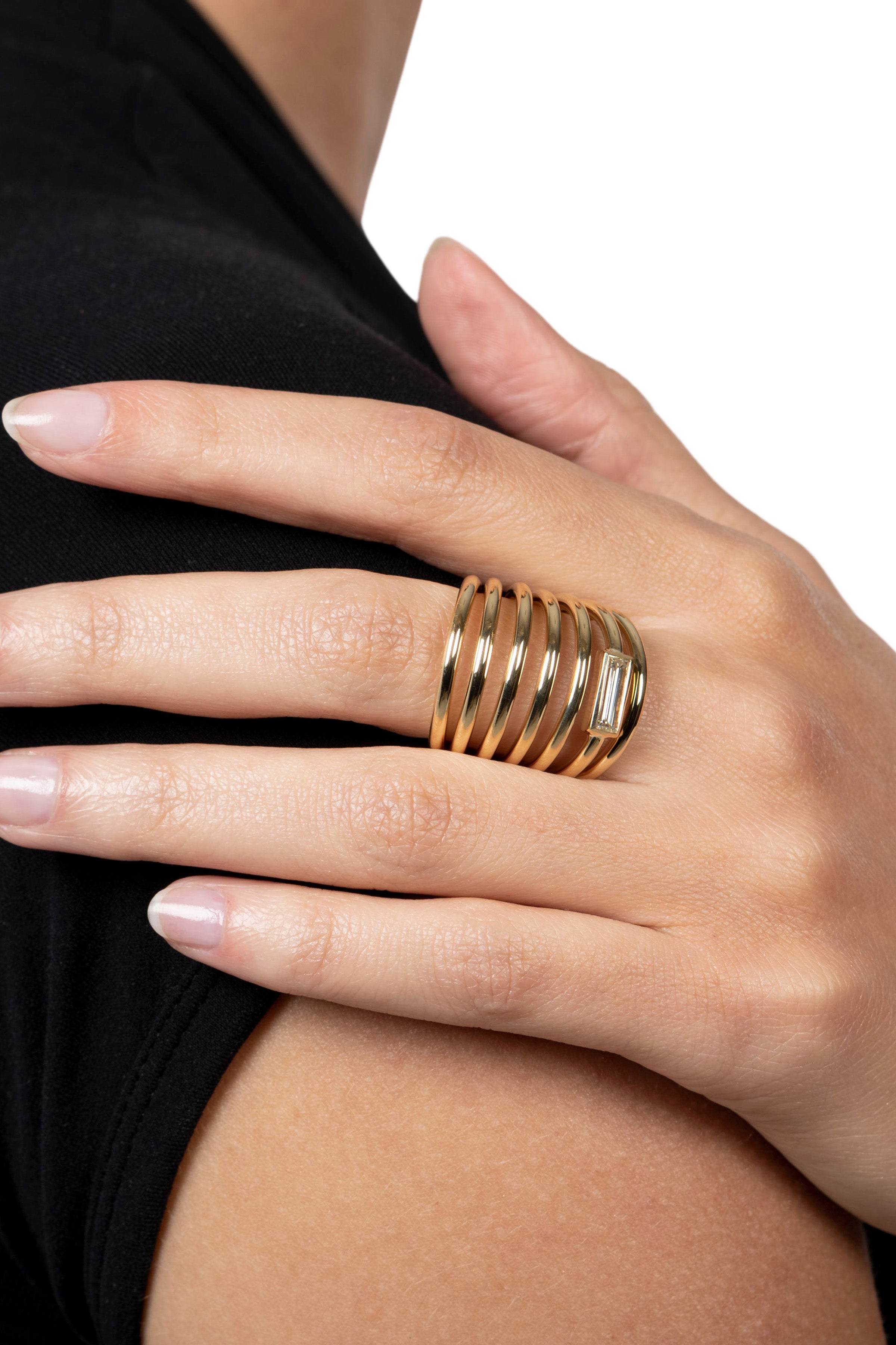 Helics 7 Loop Ring | SHOP BAZAAR