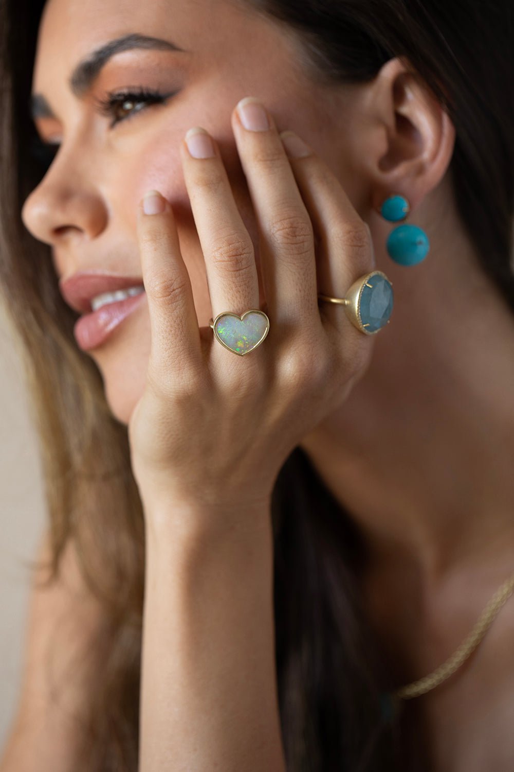 Opal Heart Ring | SHOP BAZAAR