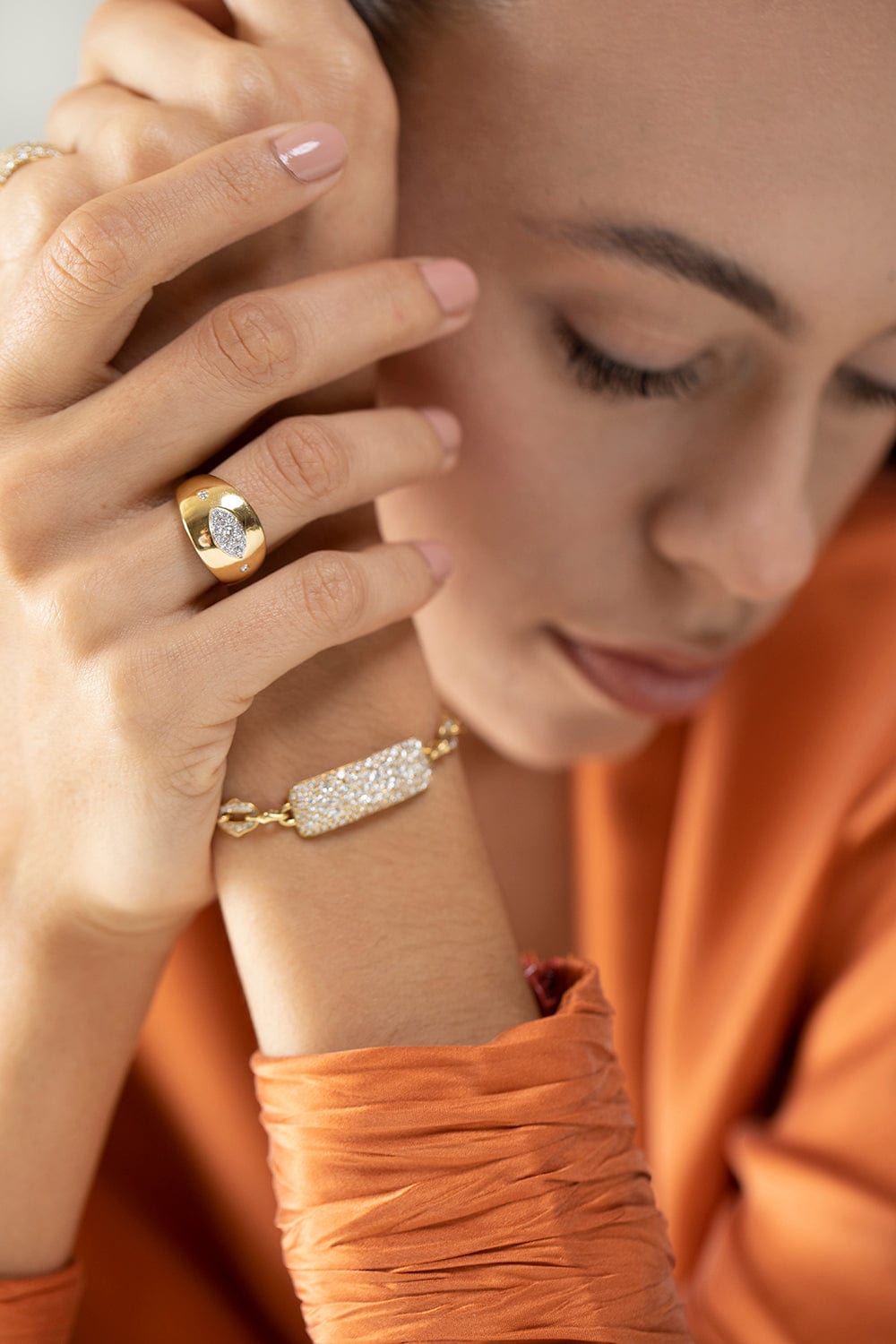 Lucia Bar Tag Chain Bracelet | SHOP BAZAAR