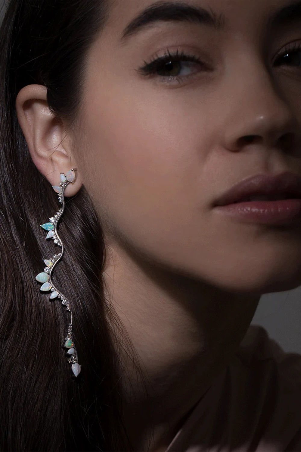 Opal and Diamond Electric Bold Earrings | SHOP BAZAAR