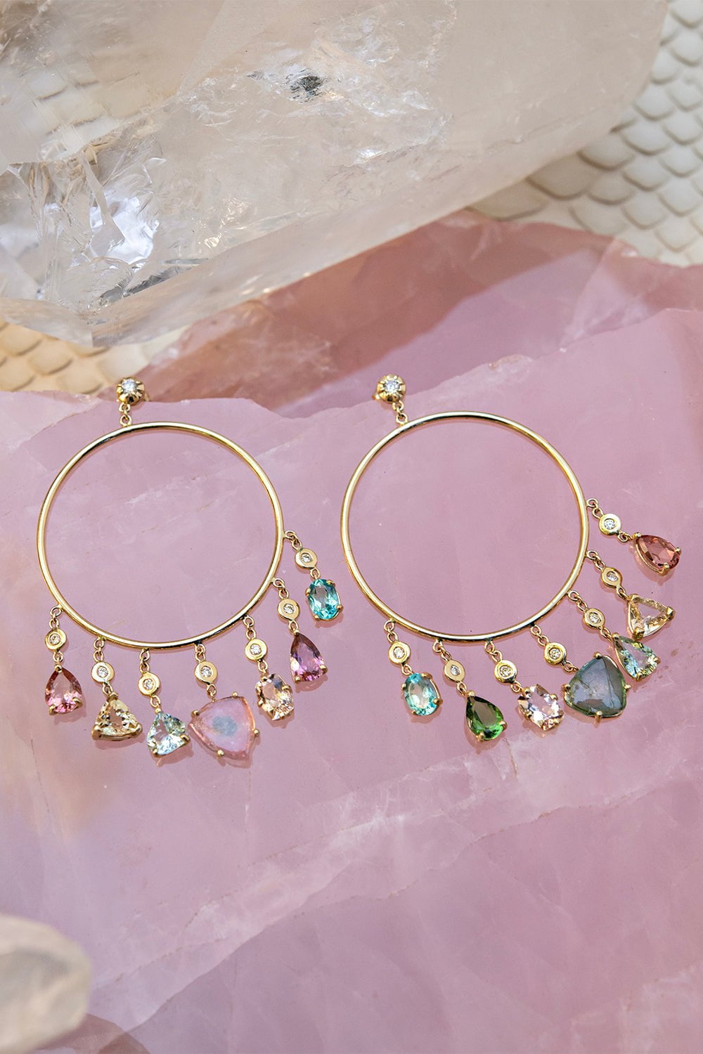 Sophia Shaker Front Facing Hoop Earrings | SHOP BAZAAR