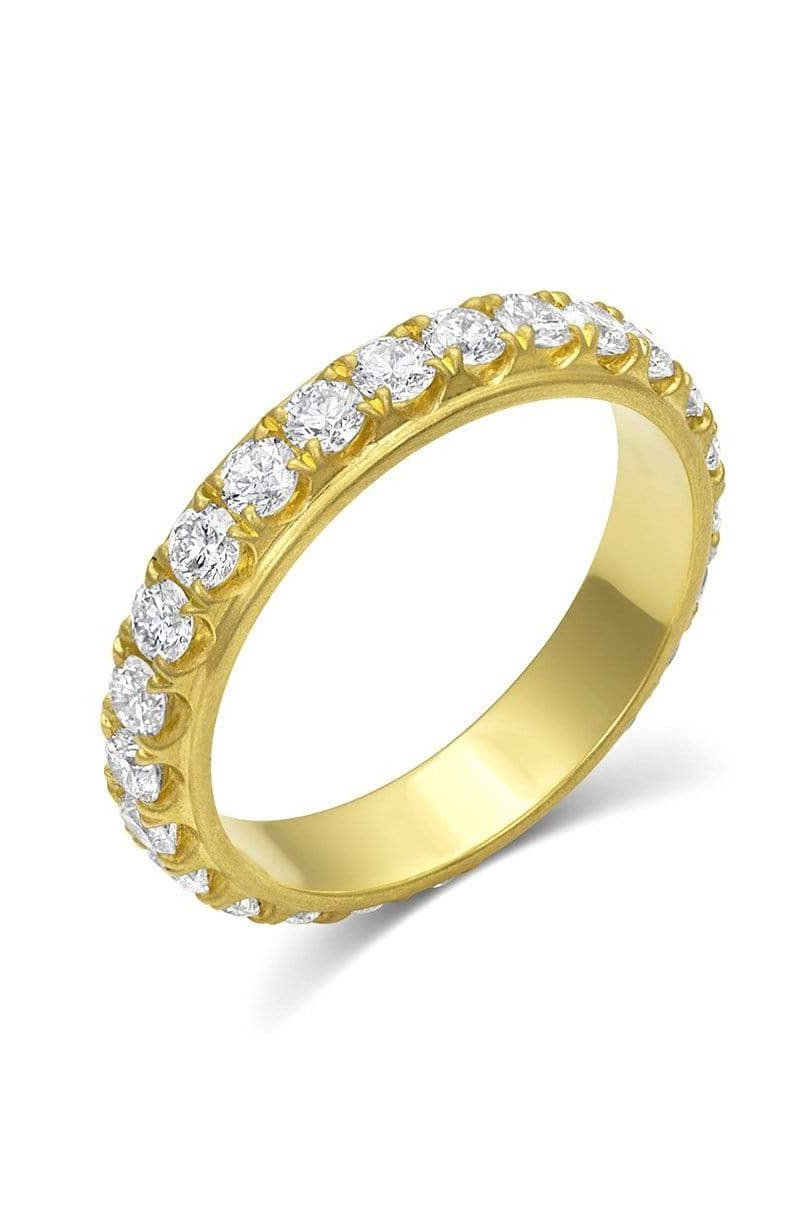 Edged Diamond Eternity Band | SHOP BAZAAR