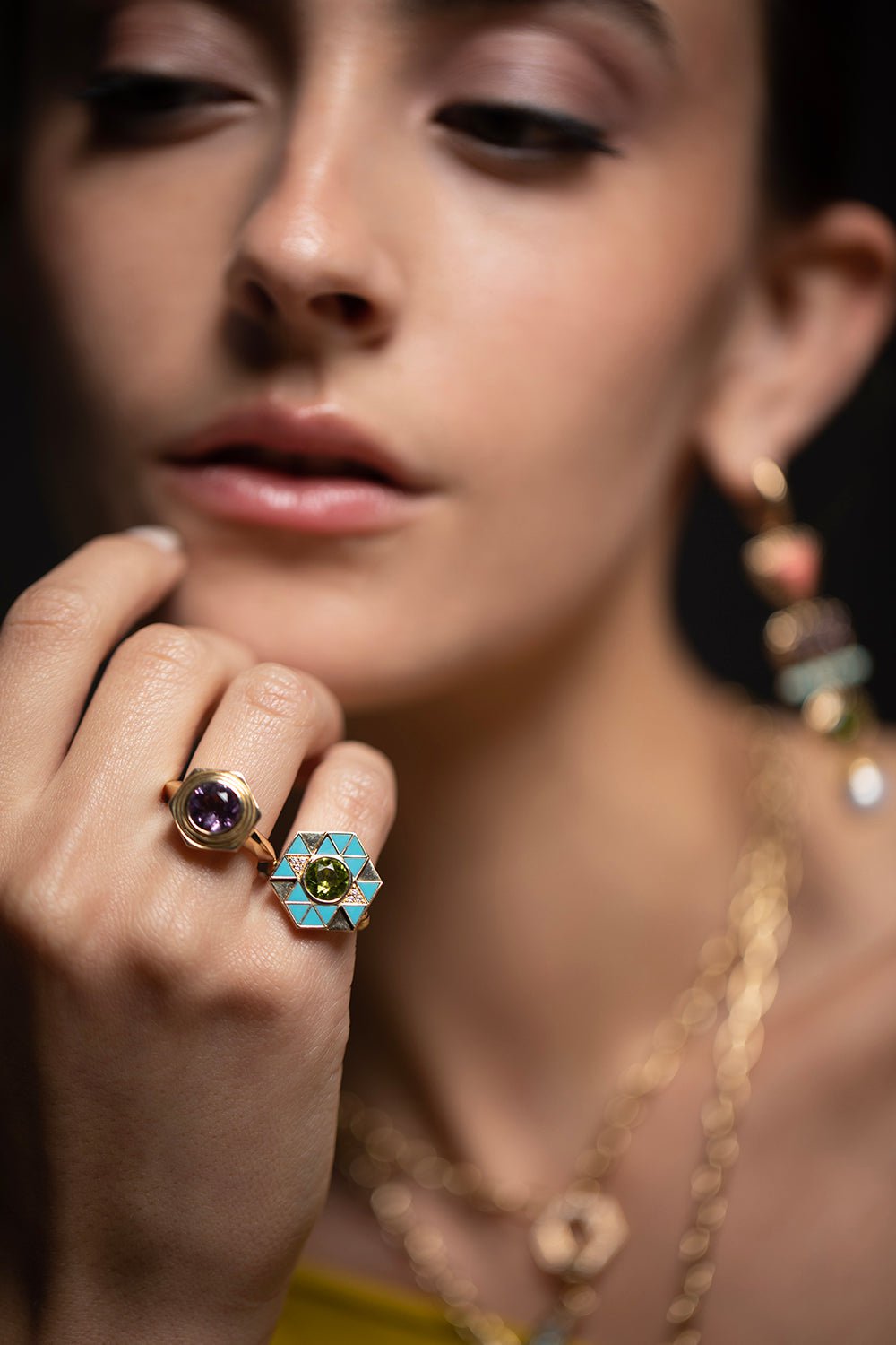 Hexed Amethyst Ring | SHOP BAZAAR