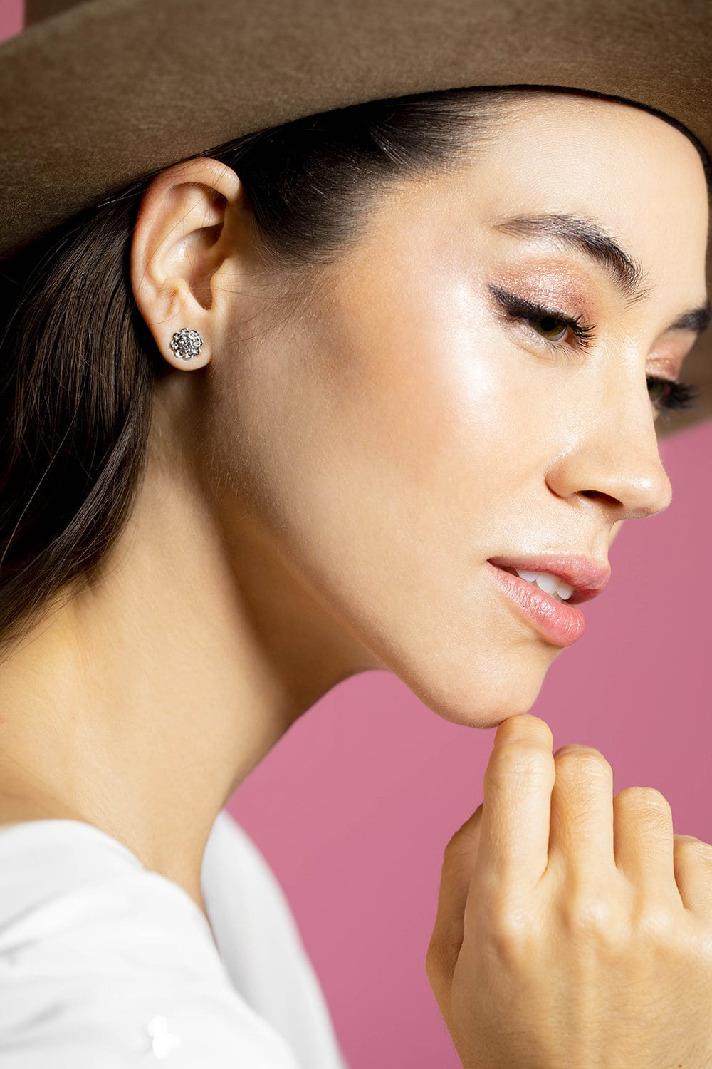 Diamond Trio Studs | SHOP BAZAAR