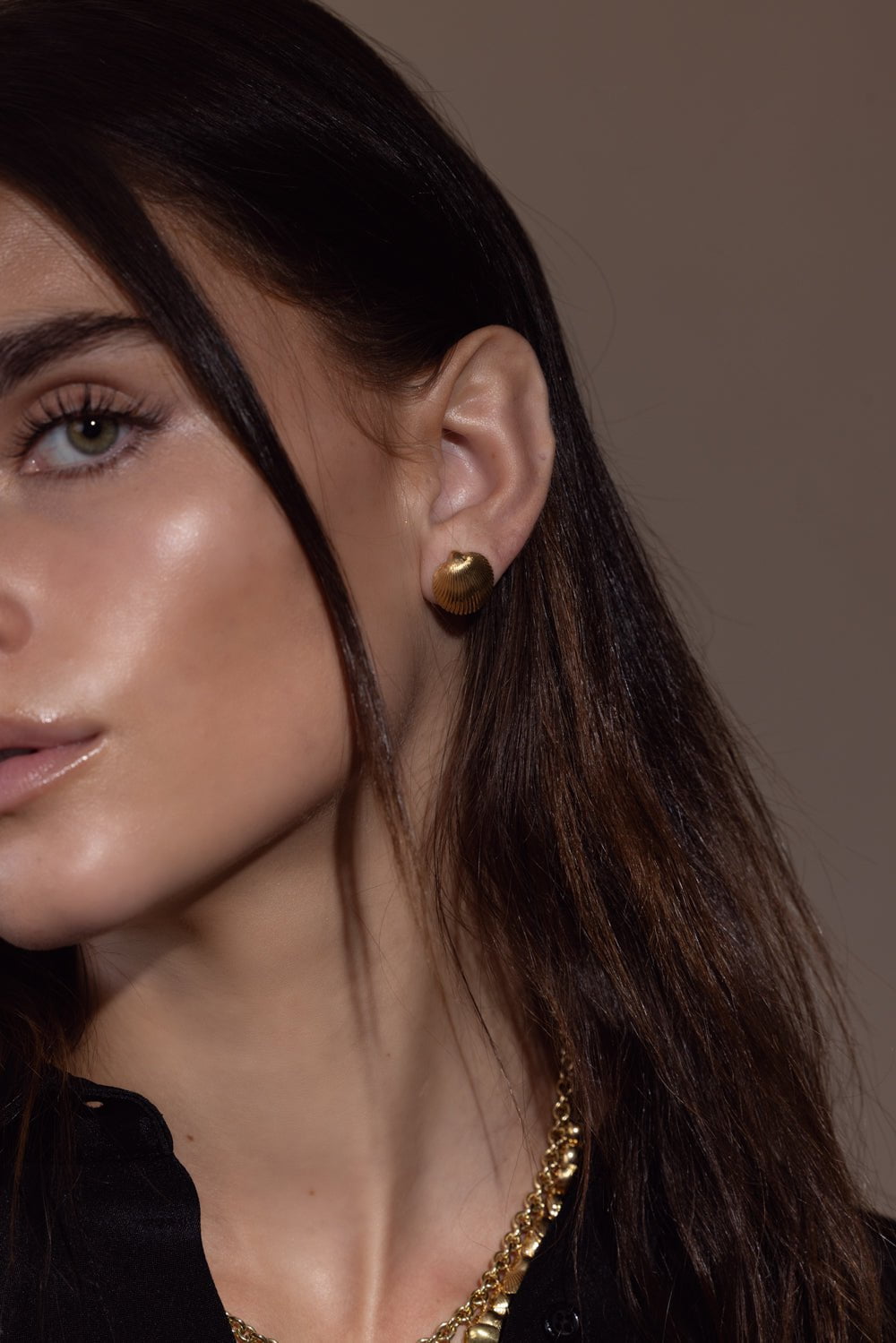 Small Shell Stud Earrings | SHOP BAZAAR