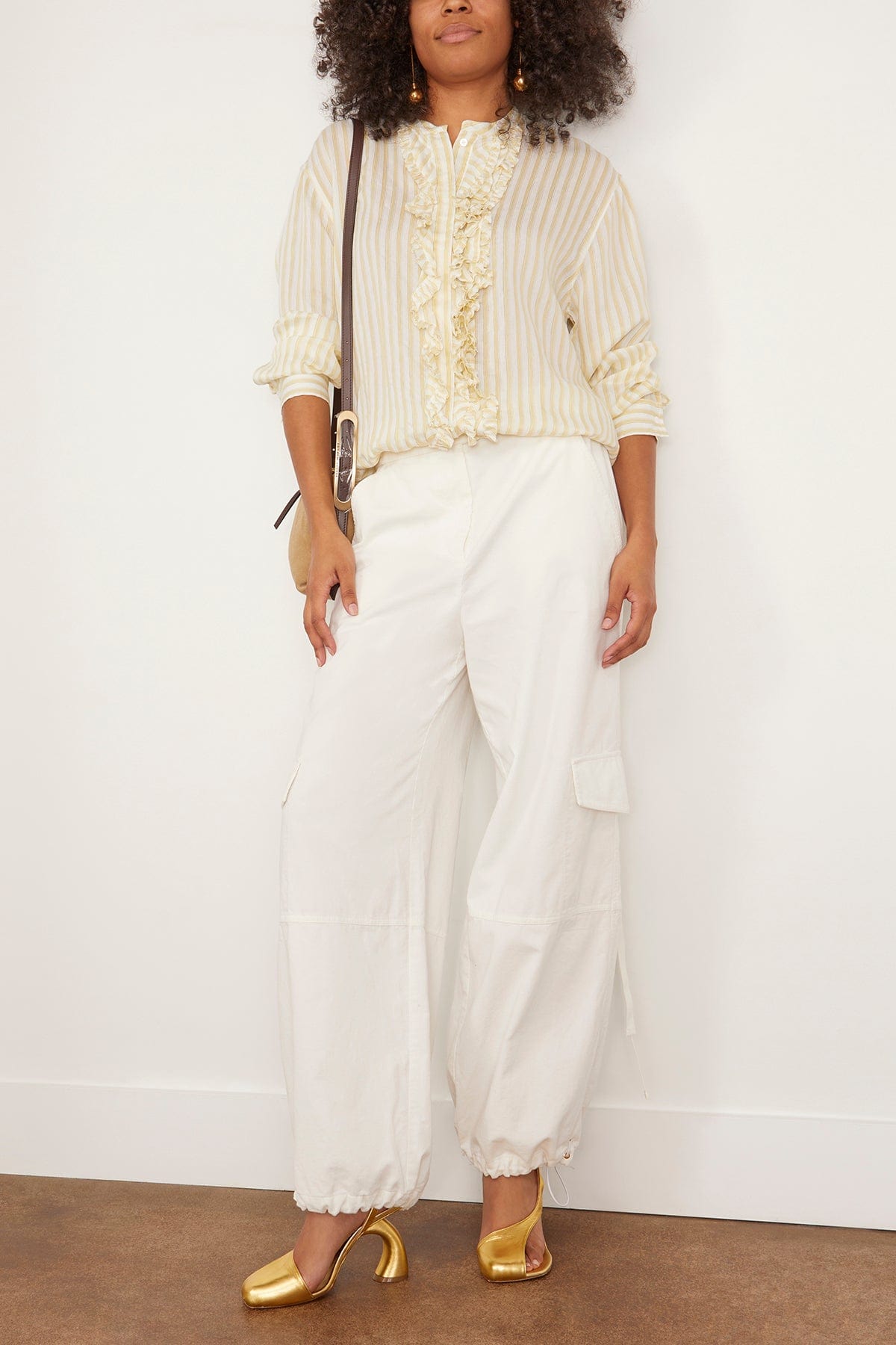 Cool Stripe Blouse - Yellow Shadows | SHOP BAZAAR