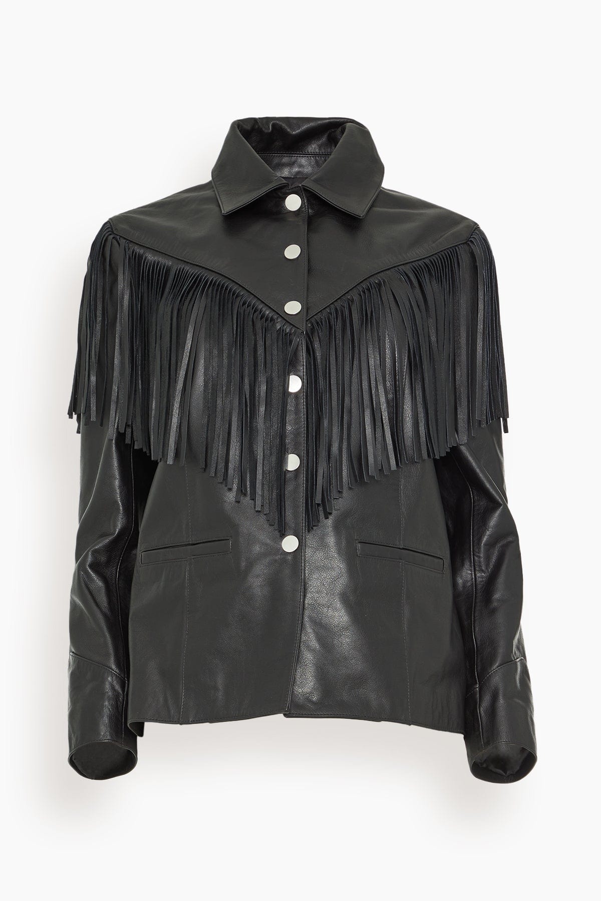 Fringe Jacket - Black | SHOP BAZAAR