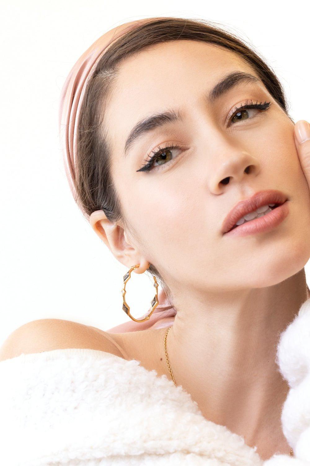 The Medium Hoop | SHOP BAZAAR