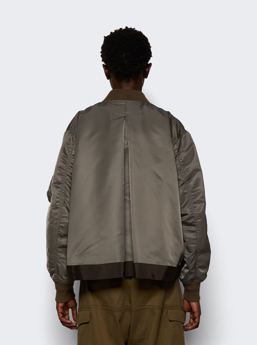 Bomber Jacket Taupe | SHOP BAZAAR