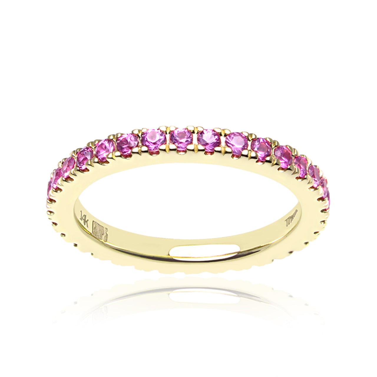 Pink Sapphire Eternity Ring | SHOP BAZAAR