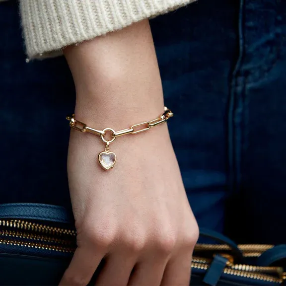 Single Heart Locket Bracelet | SHOP BAZAAR