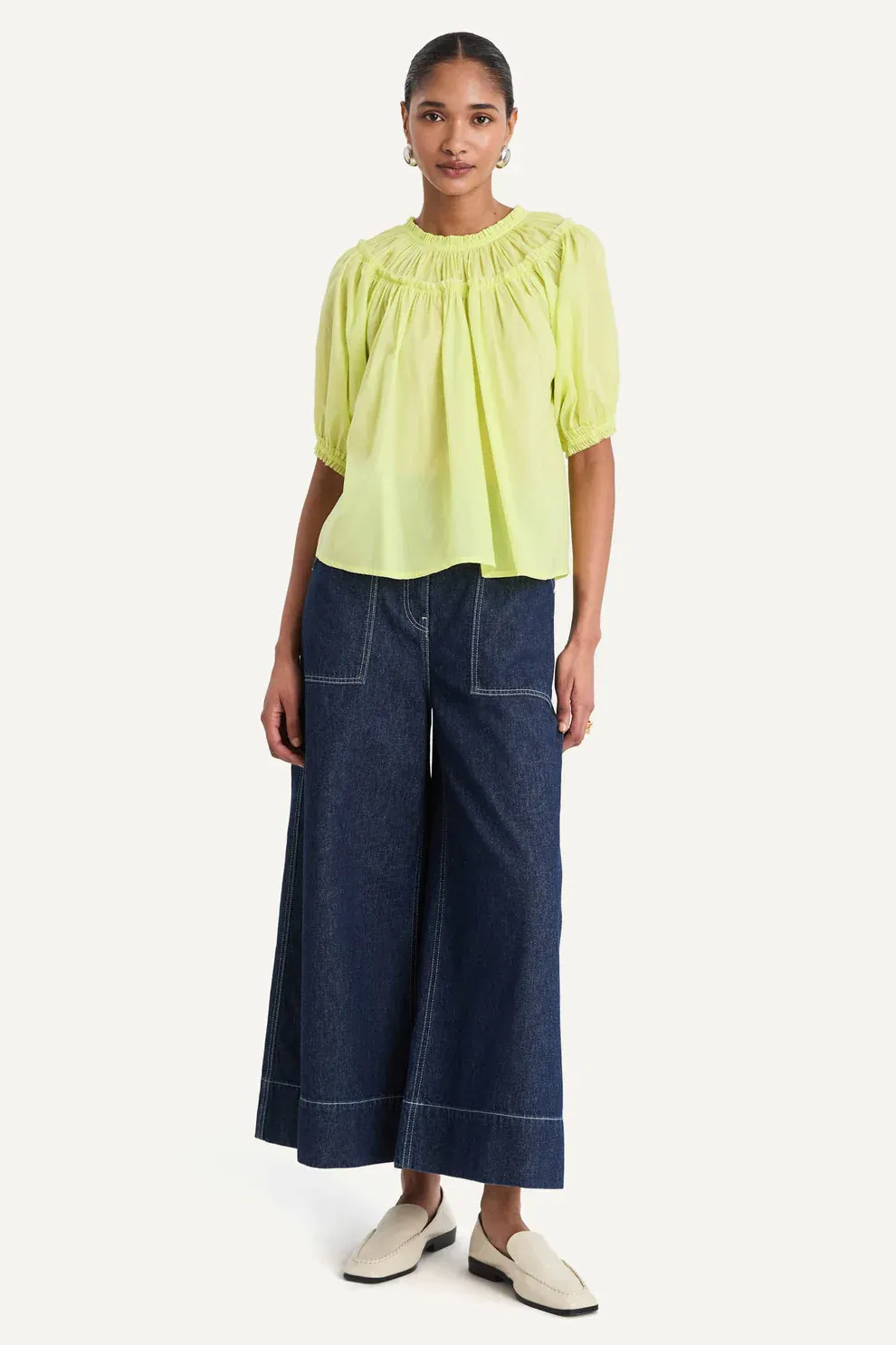 Menton Top - Citrine | SHOP BAZAAR