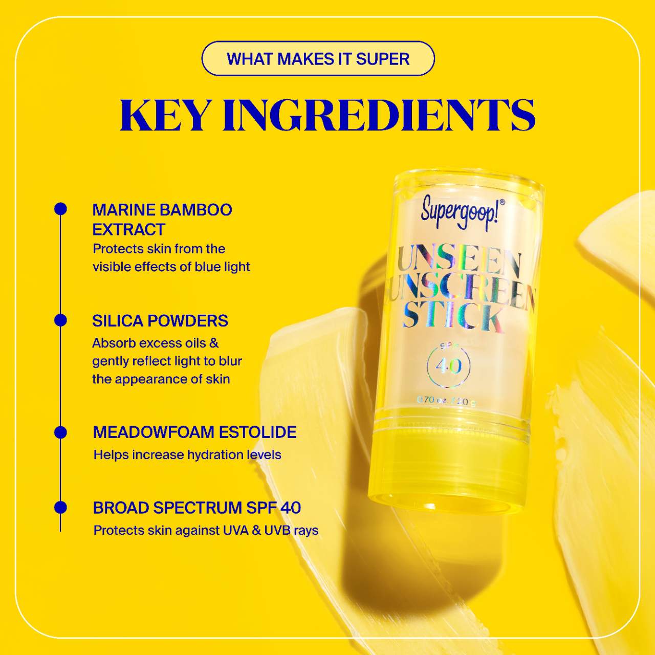 Unseen Sunscreen Stick Spf 40 Invisible Sun Protection | SHOP BAZAAR