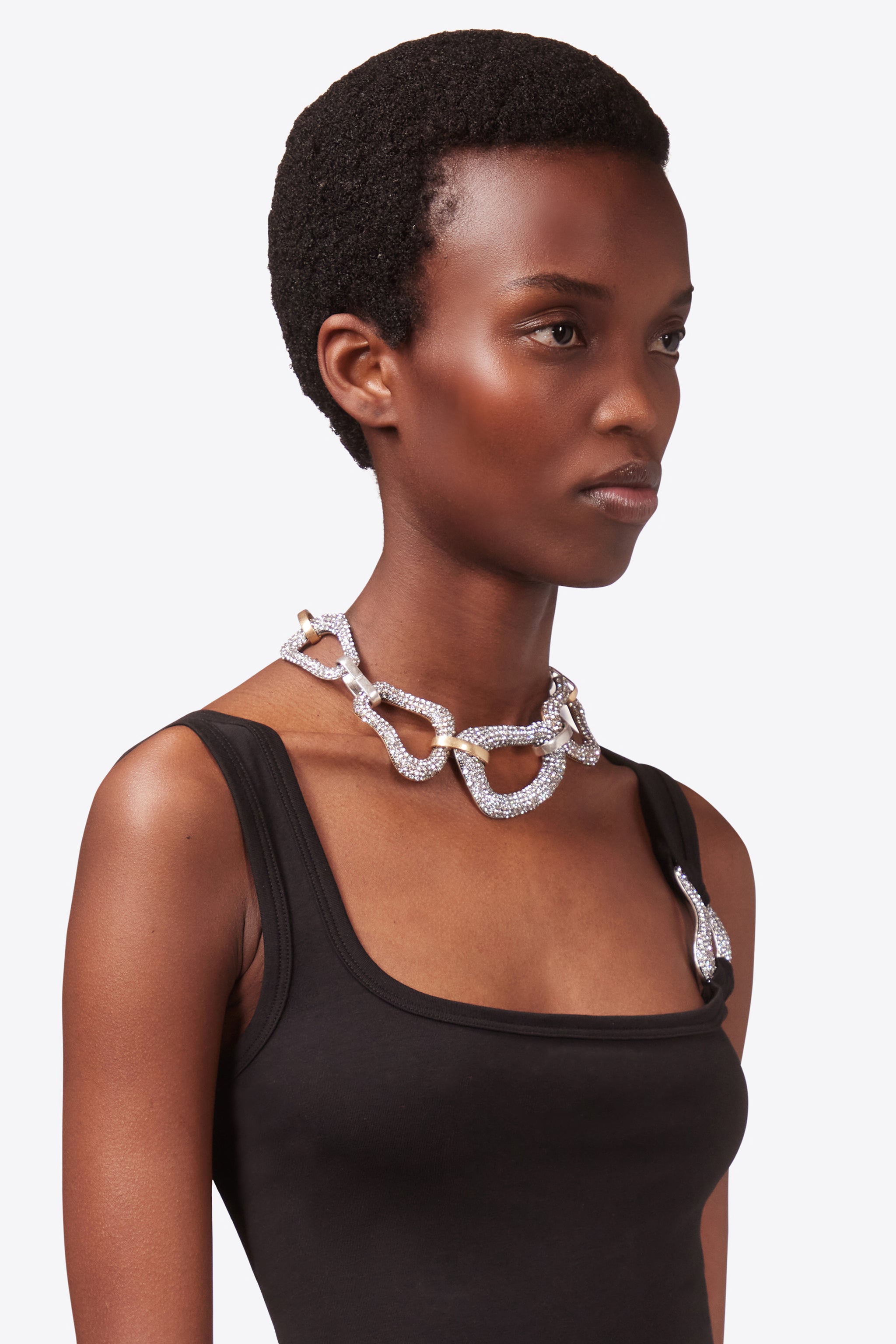 Crystal Link Necklace | SHOP BAZAAR