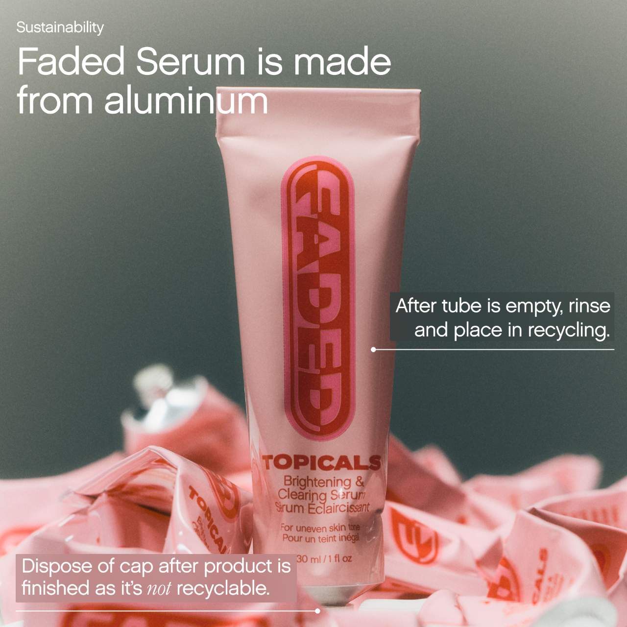 Faded Brightening Serum For Dark Spots And Discoloration (unscented ...