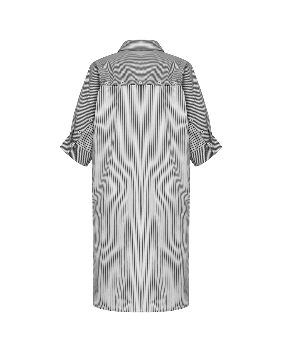 Echo Back Button Dolman Dress | SHOP BAZAAR