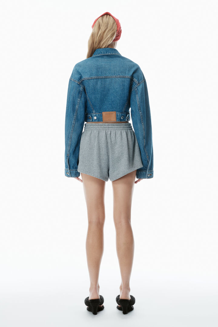 Wrapped Trucker Jacket Blue | SHOP BAZAAR